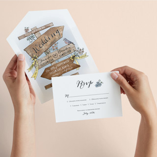 The Wedding Sign Says All-in-One Wedding Invitatio... | Minted