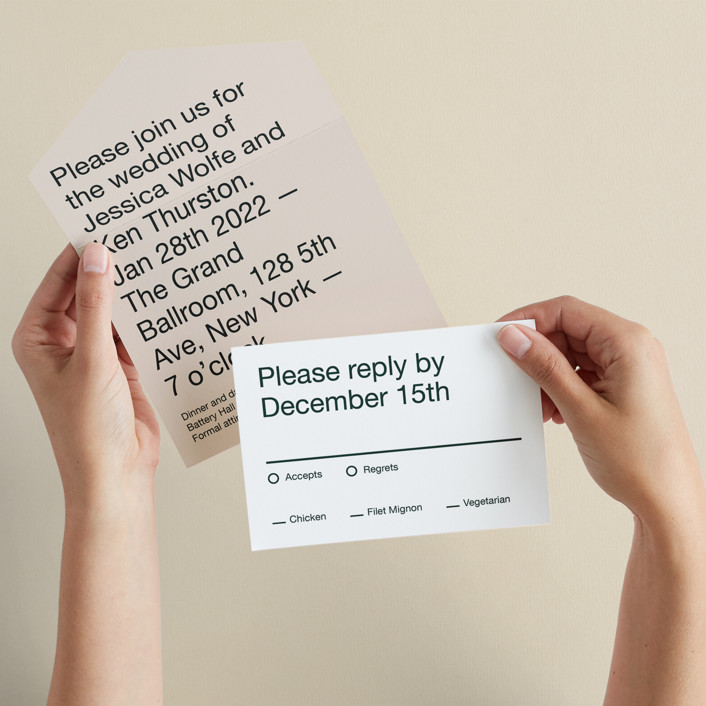 Proposal All-in-One Wedding Invitations by Jack Knoebber | Minted