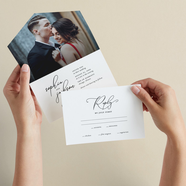 Kindly Join Us All-in-One Wedding Invitations by Laura Hamm | Minted