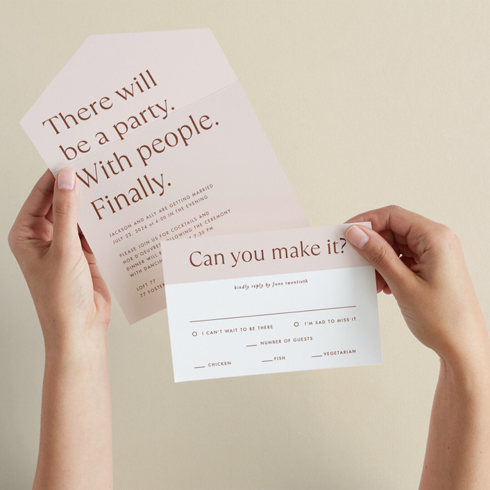There Will Be a Party All-in-One Wedding Invitations by Amy Payne | Minted