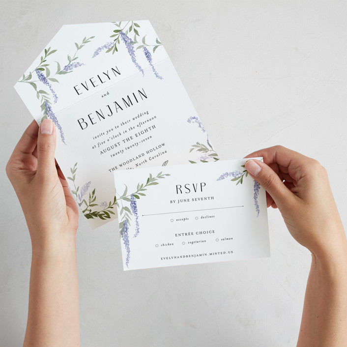 Enchanted Evening All-in-One Wedding Invitations by Design Lotus | Minted