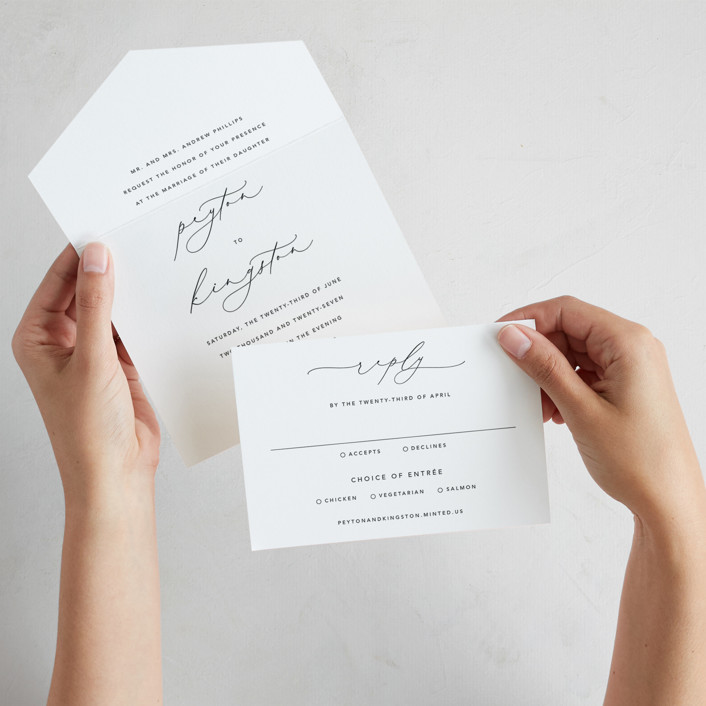 Join Together All-in-One Wedding Invitations by Design Lotus | Minted