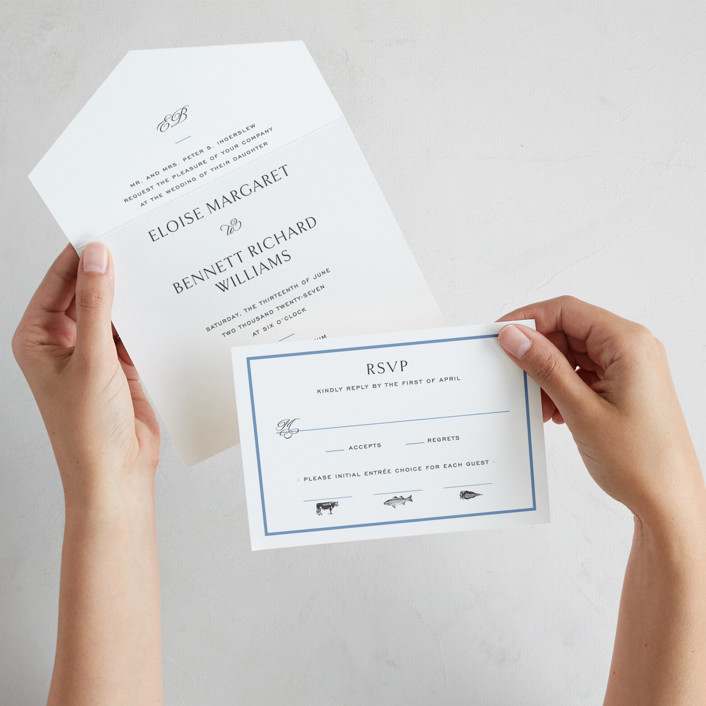 Boulevard All-in-One Wedding Invitations by Megan Davis | Minted