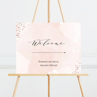 Formal Watercolor Large Custom Signs by Jennifer P... | Minted