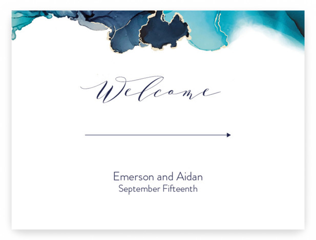 Modern Tide Pools Large Custom Signs by Erin Deegan | Minted