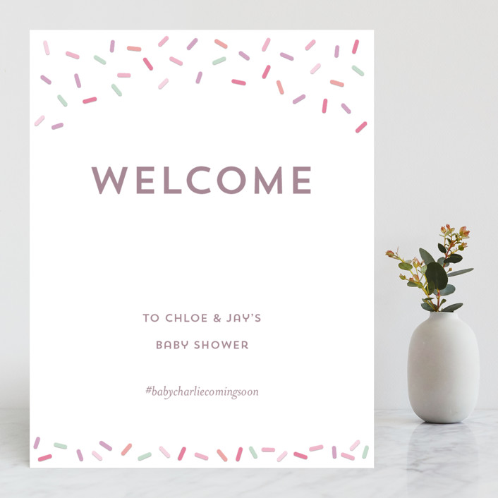 All Over Sprinkles Large Custom Signs by Hooray Creative | Minted