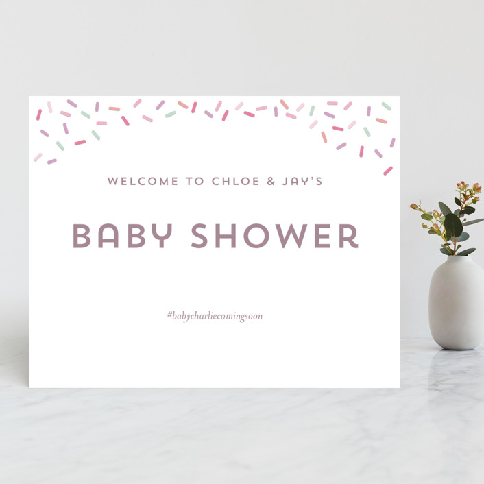 All Over Sprinkles Large Custom Signs by Hooray Creative | Minted