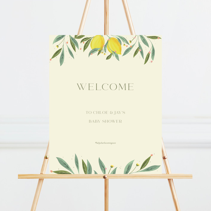 Main Squeeze Large Custom Signs by Joanna Griffin | Minted