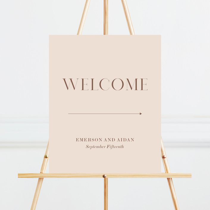 Everly Large Custom Signs by Hooray Creative | Minted