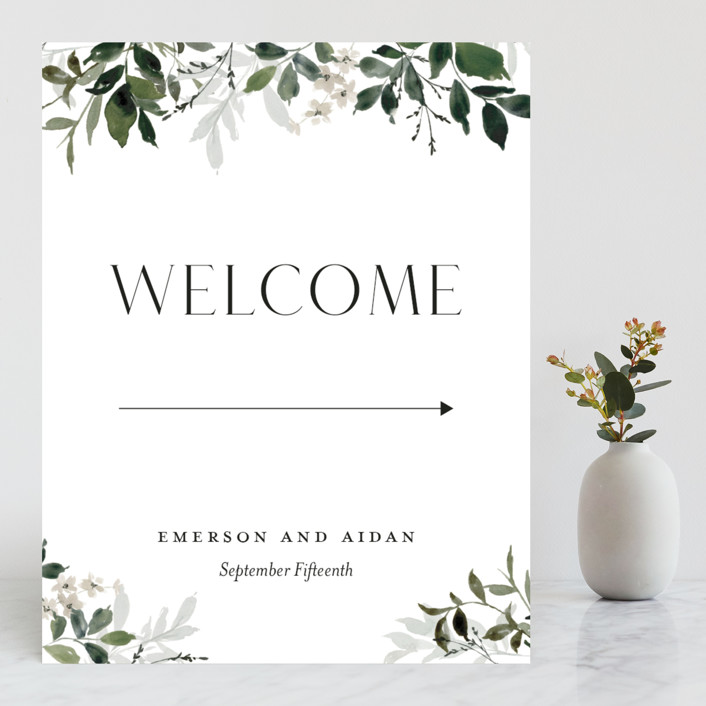 Grove Large Custom Signs by Everett Paper Goods | Minted
