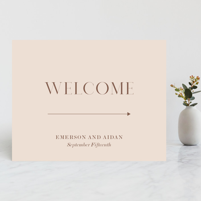 Everly Large Custom Signs by Hooray Creative | Minted