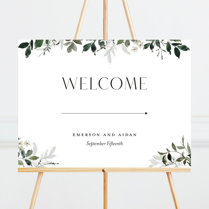Grove Large Custom Signs by Everett Paper Goods | Minted