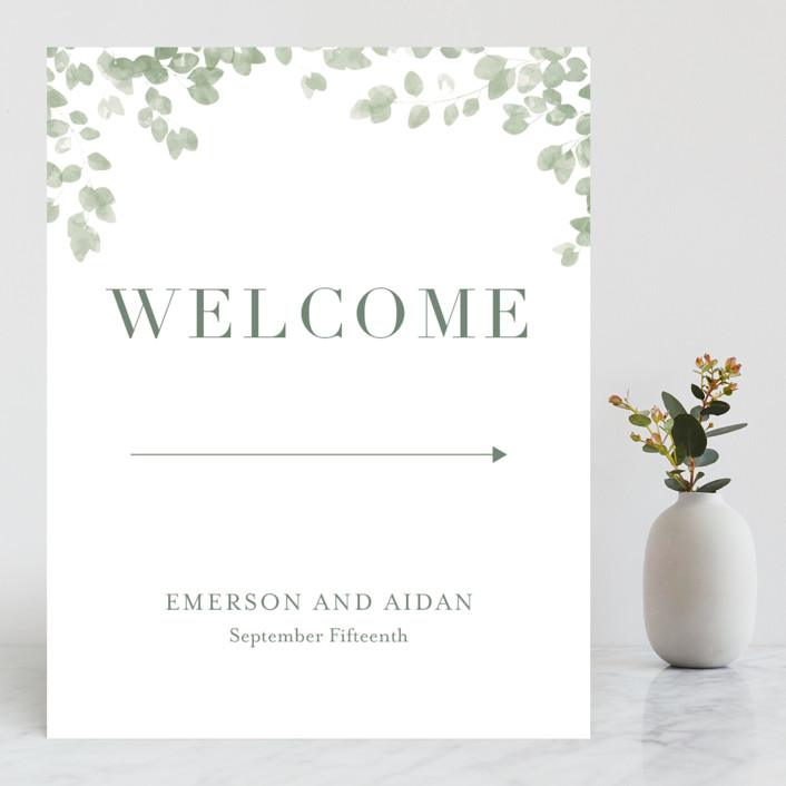 Vining Large Custom Signs by Kristie Kern | Minted