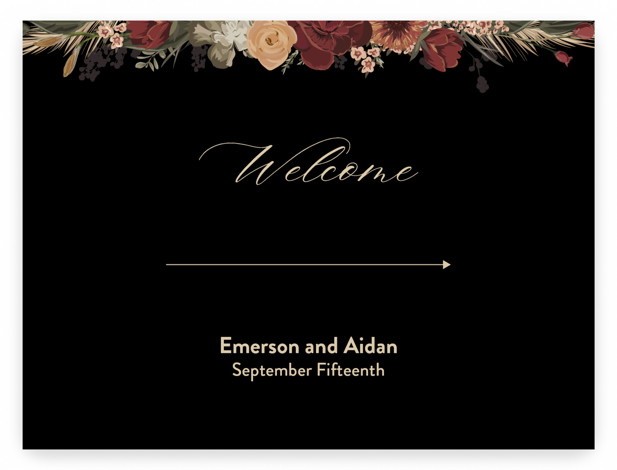 Botanical Edge Large Custom Signs by Susan Moyal | Minted