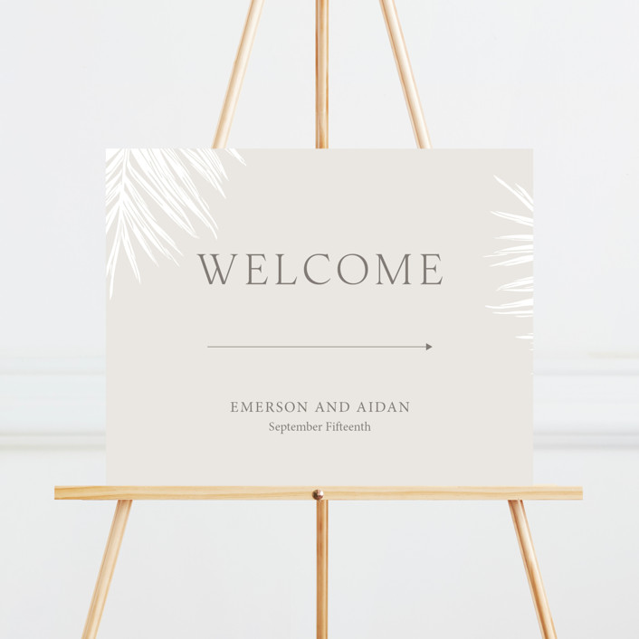 Gilded Palm Large Custom Signs by Melinda Denison | Minted