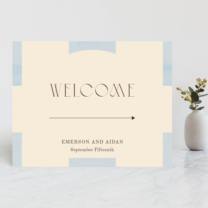 Checker Wash Large Custom Signs by Baumbirdy | Minted