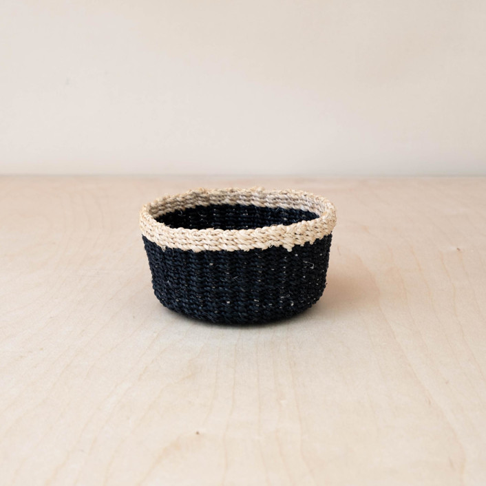 Black Mini Trinket Basket Decorative Baskets by LIKHA | Minted