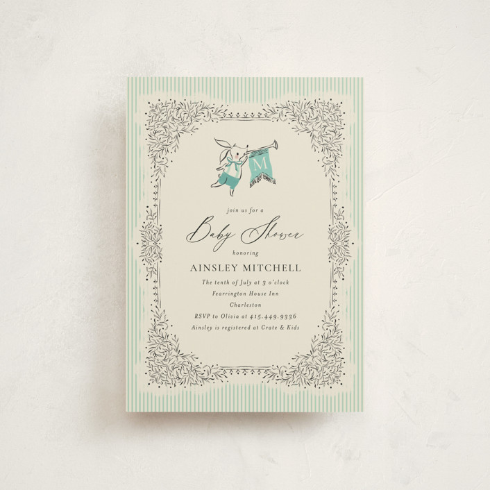 Little Welcome Baby Shower Postcards by Jackie Crawford | Minted