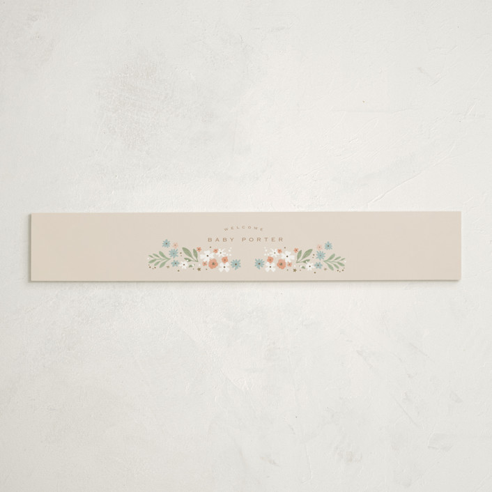Twinkle Bunny Baby Shower Belly Bands by Hannah Williams | Minted