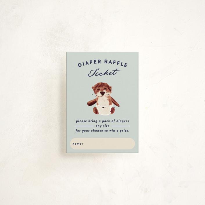 Sip & Sea Mini Baby Shower Insert Cards by Gwen Bedat | Minted