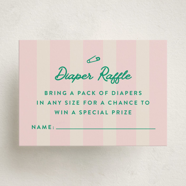Preppy Confetti Mini Baby Shower Insert Cards by Olivia Raufman | Minted