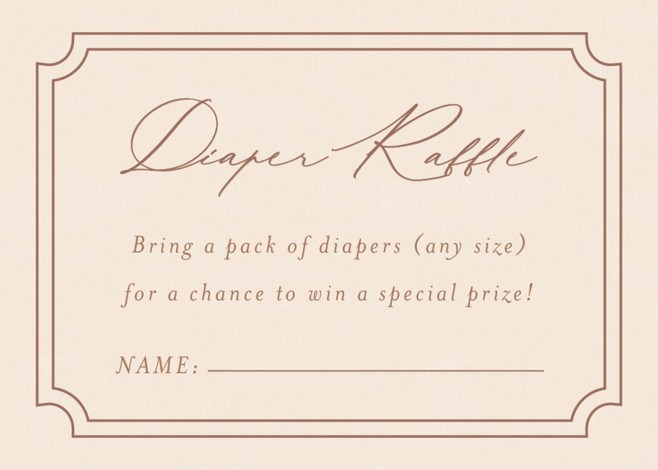 Safari Mini Baby Shower Insert Cards by Kamala Nahas | Minted