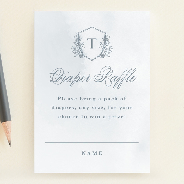 Subtle Wash Mini Baby Shower Insert Cards by Kristen Smith | Minted