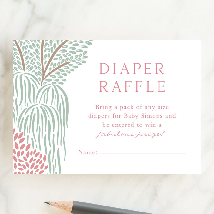 Swan Song Mini Baby Shower Insert Cards by Carolyn Kach | Minted