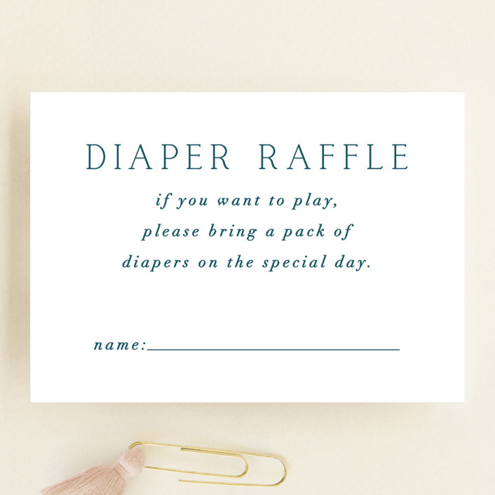 trellis Mini Baby Shower Insert Cards by Eve Schultz | Minted