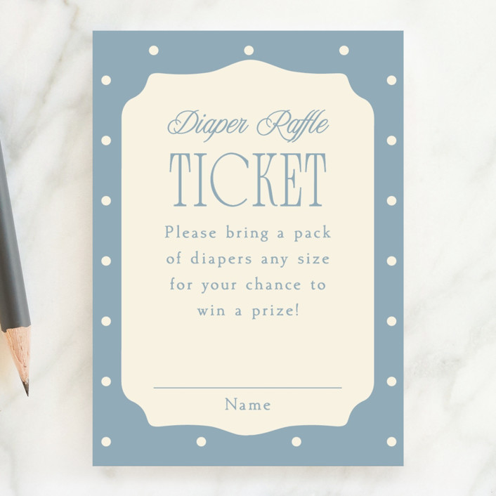 French Frame Mini Baby Shower Insert Cards by Robert and Stella | Minted