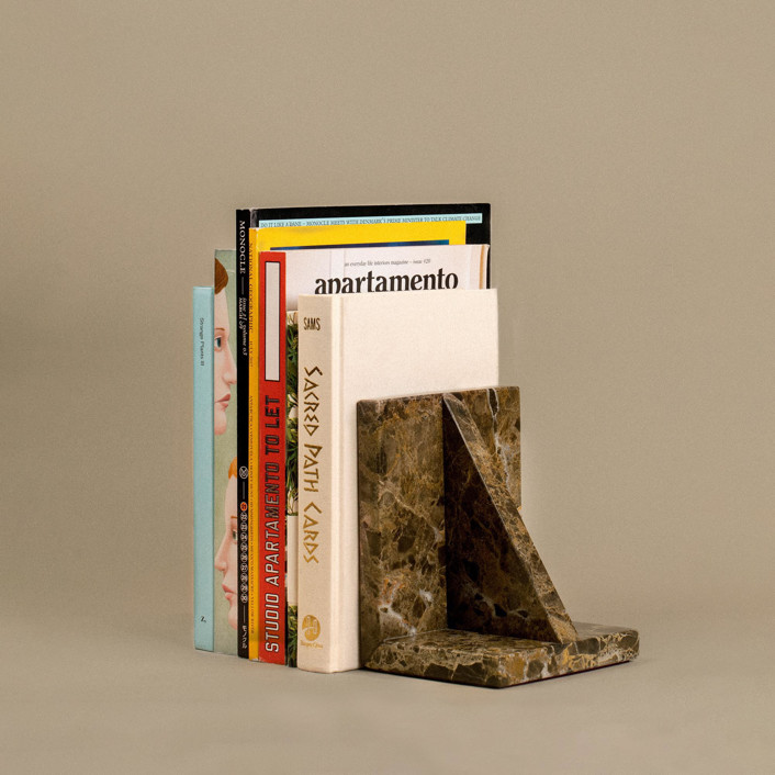Tope Para Libros Brown Bookend Bookends by Algo Studio | Minted