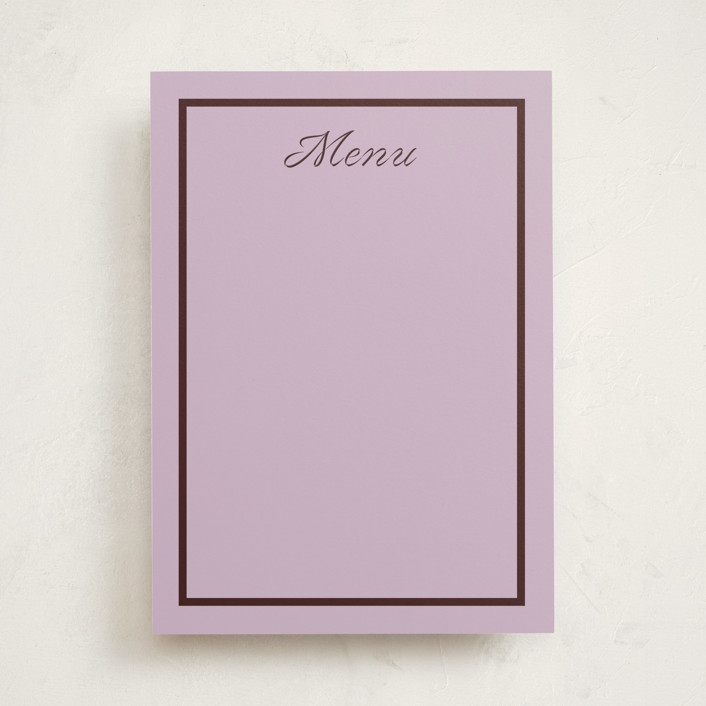 cotillion Fill-In Menus by Megan Davis | Minted