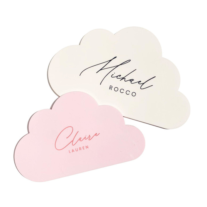 Custom Color - Baby Cloud Name Sign Baby Milestone Signs by Haven Print ...