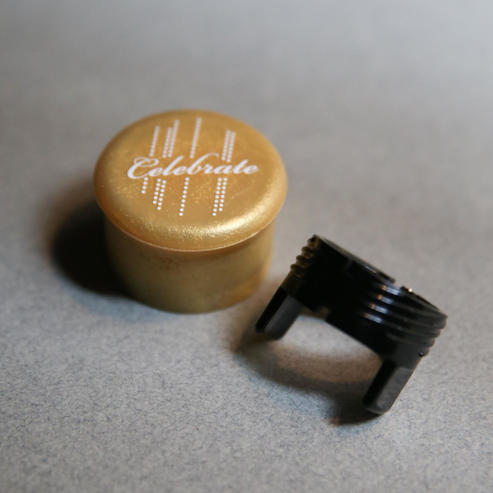 Celebrate Champagne Stopper Bottle Stoppers by Maire and Walt at ...