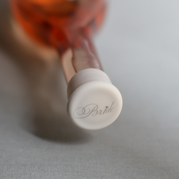 Bride CapaBunga Wine Cap Bottle Stoppers by Maire and Walt at CapaBunga ...