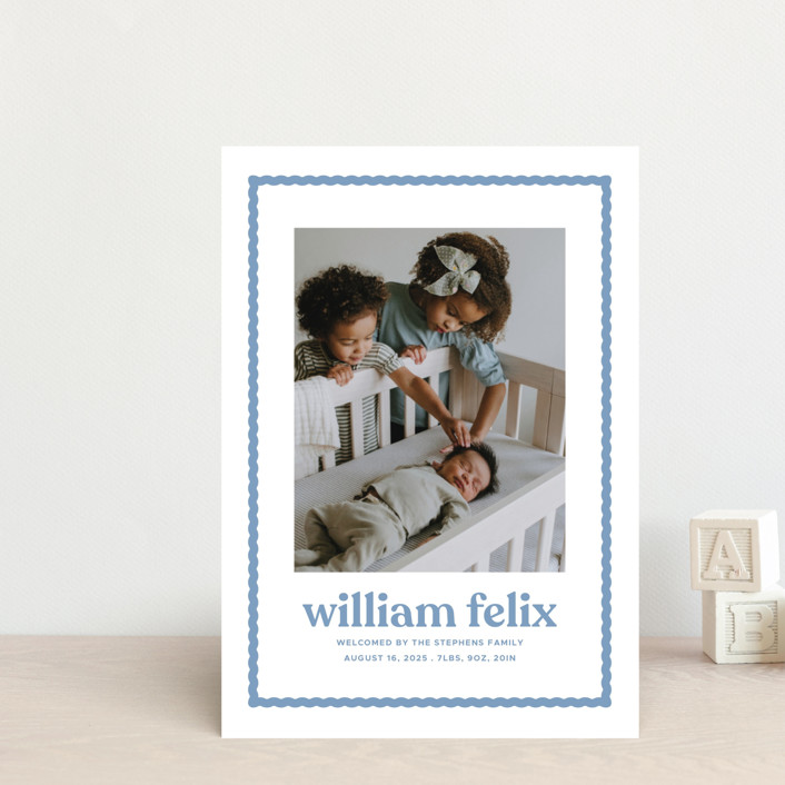 First impression Birth Announcement Postcards by Lea Delaveris | Minted
