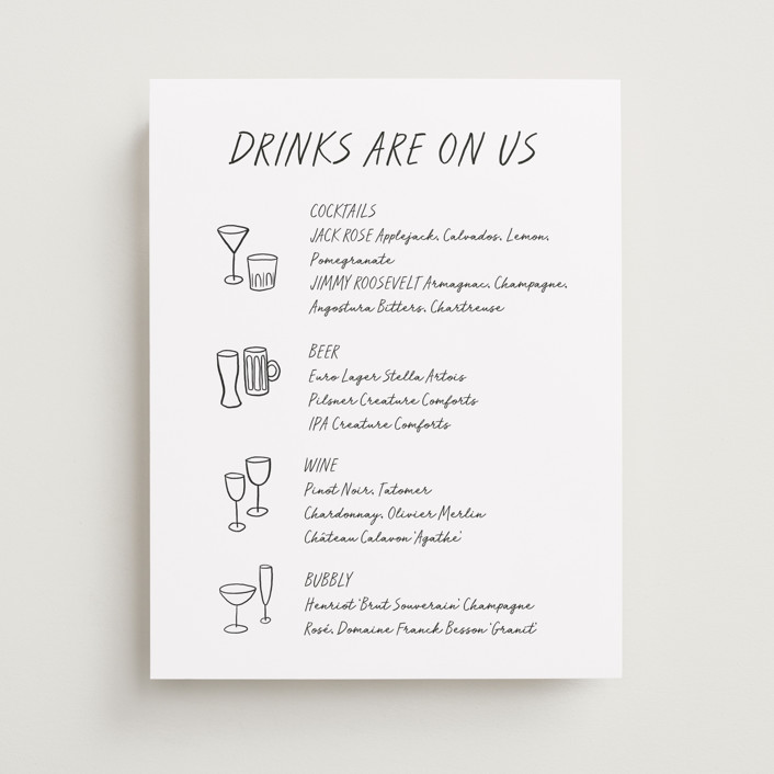 Marcel Bar Signs by Morgan Kendall | Minted