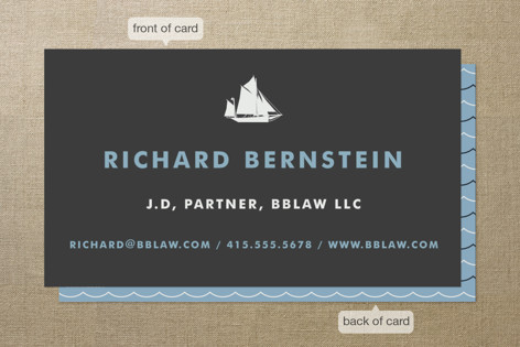Captain Business Cards by June Letters Studio | Minted
