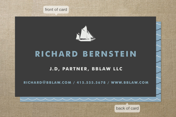 Captain Business Cards by June Letters Studio | Minted