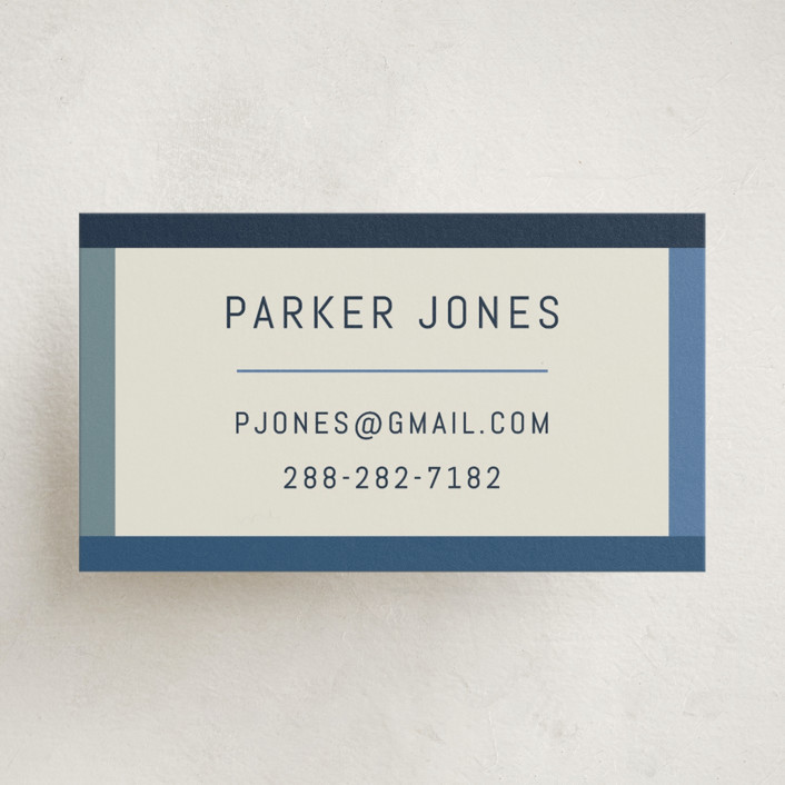 Wide Frame Business Cards by Kelly Watkins | Minted