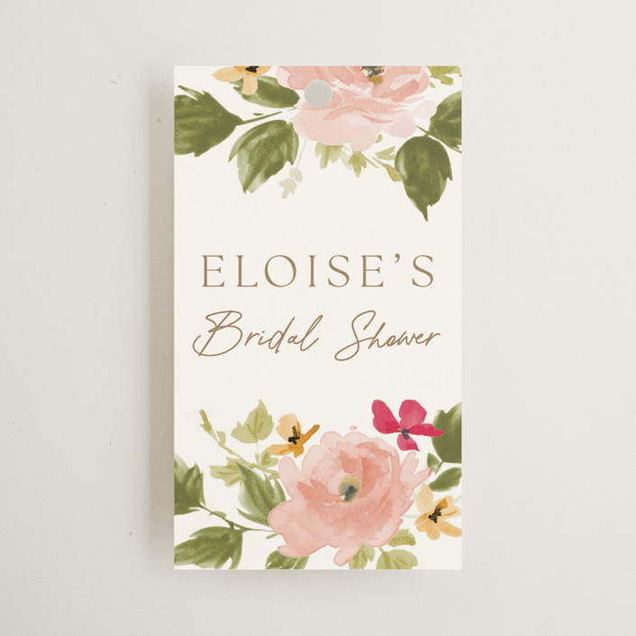 Felicity Bridal Shower Favor Tags by Everett Paper Goods | Minted