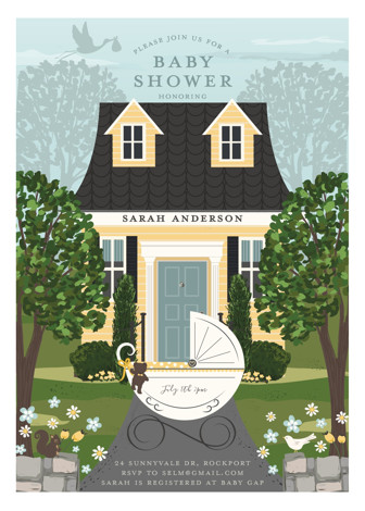 Just Delivered Baby Shower Invitations by Susan Moyal | Minted