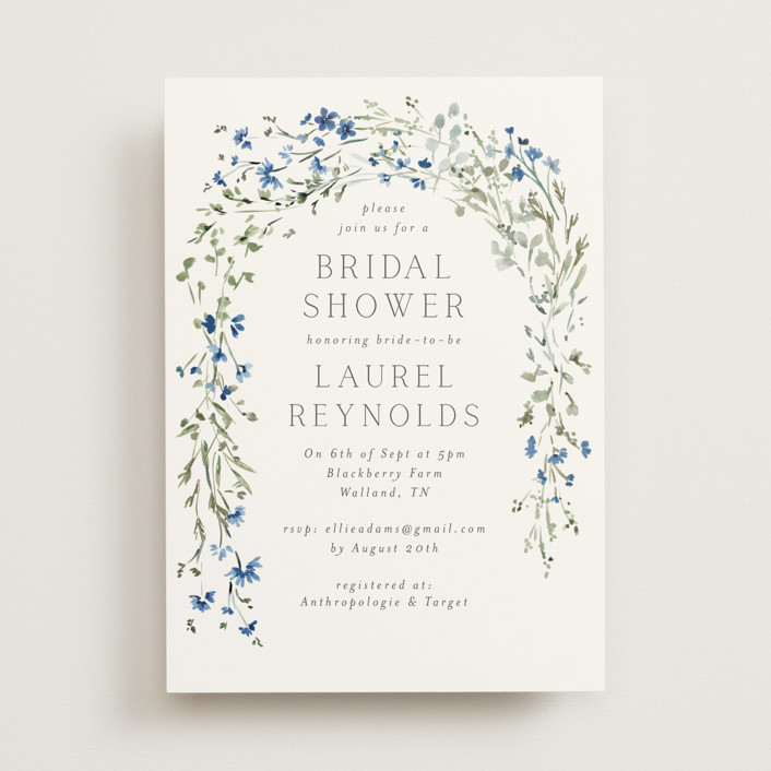 In The Full Bloom Bridal Shower Invitations by Petra Kern | Minted