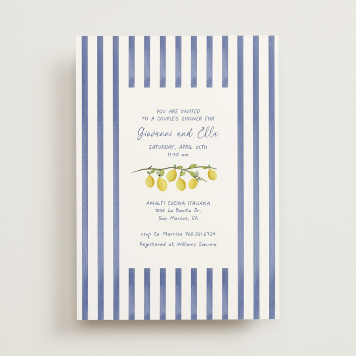 Limoncello Bridal Shower Invitations by Tina Faselli | Minted