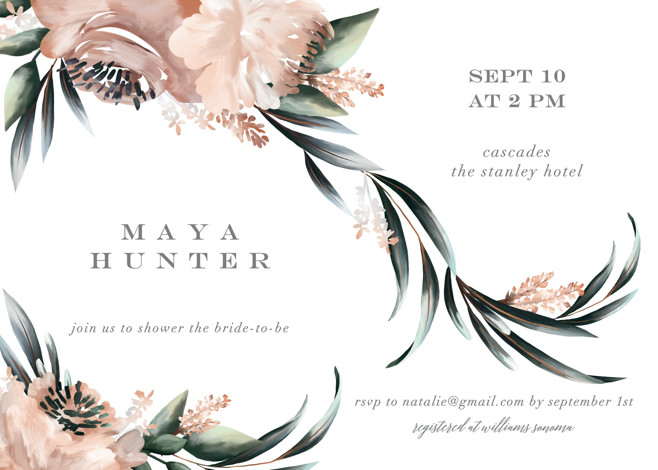 Maya Rustica Bridal Shower Invitations by Petra Kern | Minted