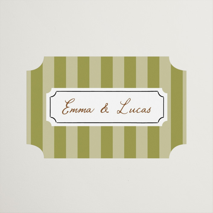 Stock the Barware Bridal Shower Favor Stickers by Erin German | Minted