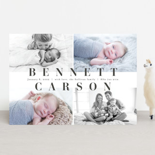 Full Name Birth Announcements by Michelle Taylor | Minted