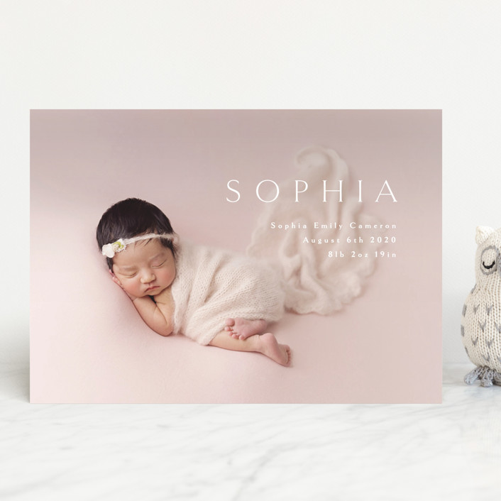 Angel Birth Announcements by Phrosné Barwood | Minted