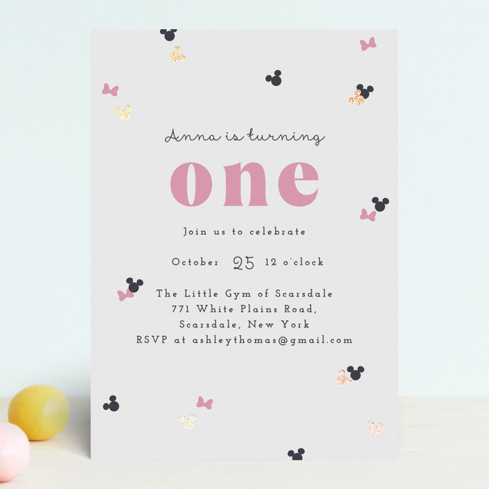 Disney's Minnie Mouse Confetti Foil-Pressed Children's Birthday Party ...