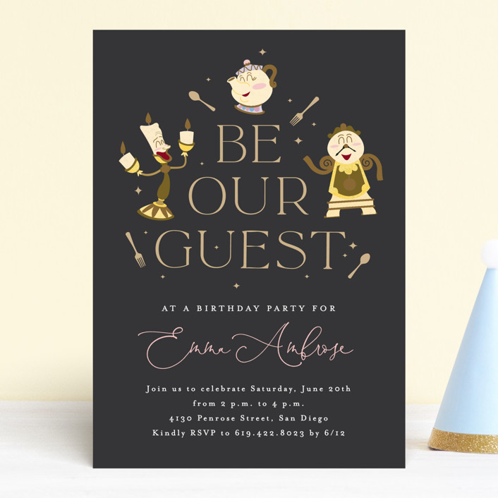 Disney's Beauty And The Beast Be Our Guest Children's Birthday Party ...